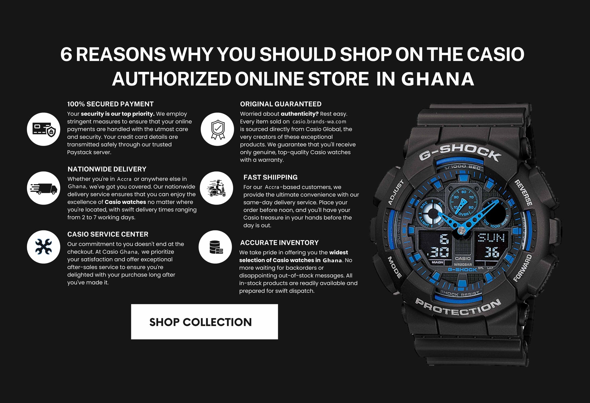 Casio Authorized Online Store in Ghana | Buy Casio Watches in 2024 ...